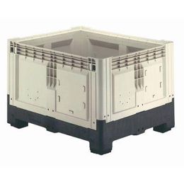 Palettenbox mit F&uuml;&szlig;en, klappbar, 720 Liter