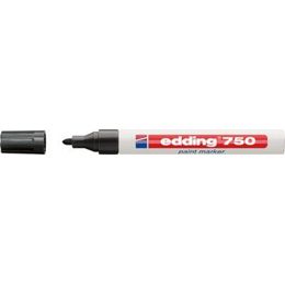 Edding Lackmarker 750, 2-4 mm, schwarz, 1 St&uuml;ck