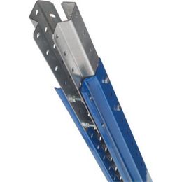 SCHULTE LAGERTECHNIK St&uuml;tzen-Adapter f&uuml;r St&auml;nderrahmen S610-M18-U, verzinkt