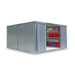 Materialcontainer Mod. 1440, verzinkt, zerlegt, ohne Boden