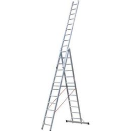 Mehrzweckleiter 3-teilig, 3x6 Sprossen