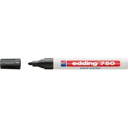 Edding Lackmarker 750, 2-4 mm, schwarz, 10 St&uuml;ck