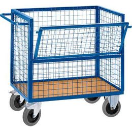 ROLLCART Drahtkastenwagen, L 1175x775 mm, ohne Deckel