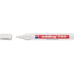 Edding Lackmarker 750, 2-4 mm, wei&szlig;, 1 St&uuml;ck
