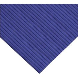 Ergonomischer L&auml;ufer, Zuschnitt, 800 mm breit, blau