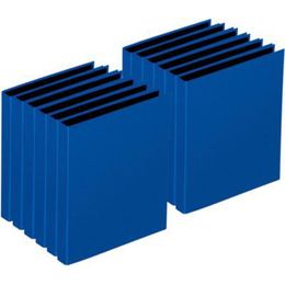 PAGNA Ringbuch, 2er-Mechanik, DIN A4, R&uuml;ckenbreite 35 mm, 12 St&uuml;ck, blau