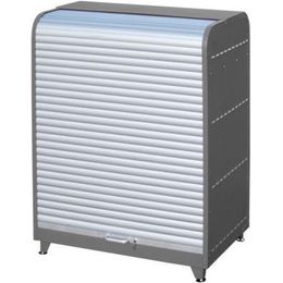 Bauer Gefahrstoff-Rollladenschrank, Typ RSG-4, grau RAL7005