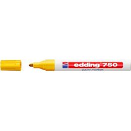 Edding Lackmarker 750, 2-4 mm, gelb, 1 St&uuml;ck
