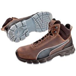 Sicherheitsschuh Puma&reg; Safety Condor Brown Mid, S3 ESD SRC, EN ISO 20345:2011, FAP&reg;-Durchtrittschutz, Stahlkappe, kn&ouml;chelhoch, braun-schwarz, Gr&ouml;&szlig;e 39