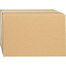 Wellpapp-Faltkartons, 1-wellig, 300 x 300 x 200 mm, braun