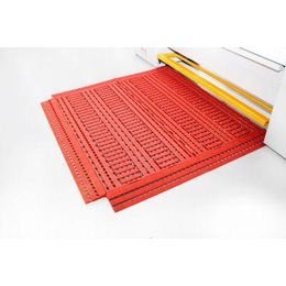 COBA EUROPE Fu&szlig;bodenrost Work Deck, L 1200 x B 600 x H 25 mm, orange