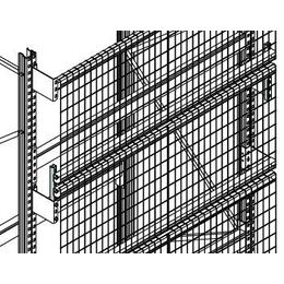 Sch&auml;fer Shop Gitterr&uuml;ckwand-Set, f. H 5800 u. T 850 mm, Weite 2700 mm, inkl. Zubeh&ouml;r