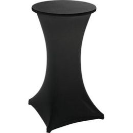 Stehtisch-Husse, &oslash; 800/850 mm,schwarz