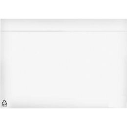 Dokumententasche/Lieferscheintasche SecurePack, C5, ohne Aufdruck, selbstklebend, wasserfest, PCR & FSC&reg;-Kraftpapier, transparent, 250 St&uuml;ck