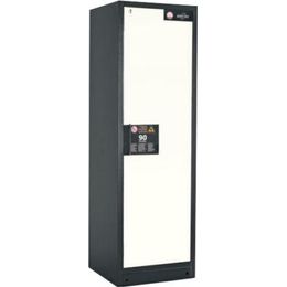 Sicherheitsschrank Typ 90 ASECOS Q-CLASSIC-90, B 600 mm, T&uuml;r rechts, 3 B&ouml;den, reinwei&szlig;