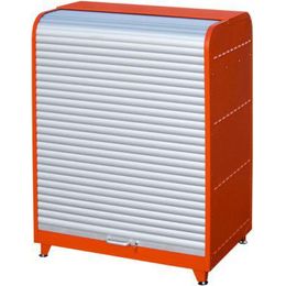 Bauer Gefahrstoff-Rollladenschrank, Typ RSG-4, rot RAL3000