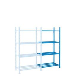 Manorga Steckregal-Anbaufeld mit Rohrgitterb&ouml;den, B 1010 x T 600 x H 2000 mm