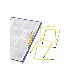 Atlanta Archivbinder, F&uuml;llh&ouml;he 80 mm, Draht, gelb, 10 St&uuml;ck