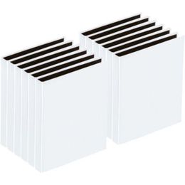PAGNA Ringbuch, 4er-Mechanik, DIN A4, R&uuml;ckenbreite 35 mm, 12 St&uuml;ck, wei&szlig;