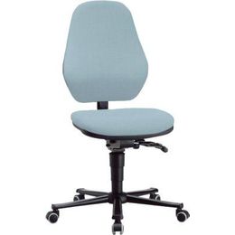 bimos Labordrehstuhl LEANOS 9138, mit Rollen, Stoffpolster, Duotec grau