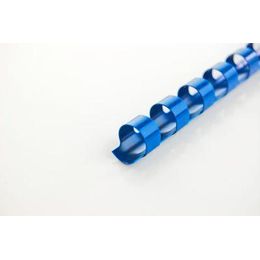 GBC&reg; Binder&uuml;cken, Plastik, &Oslash; 10 mm, 100 St&uuml;ck, blau
