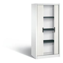 C + P Rollladenschrank Omnispace, 4 OH, abschlie&szlig;bar, B 800 x T 420 x H 1660 mm, Stahl/Kunststoff, verkehrswei&szlig;