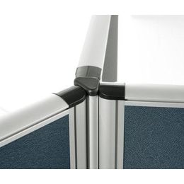 3 x 120&deg; Winkelverkettung Schallschutz System 40, f&uuml;r Stellwandh&ouml;hen H 1200 mm