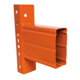 SCHULTE LAGERTECHNIK Holmpaar LNS-DUO, St&auml;rke 1,5 mm, T 50 x H 80 mm, Feldweite 1350 mm,Traglast 2090 kg/Holmpaar, orange