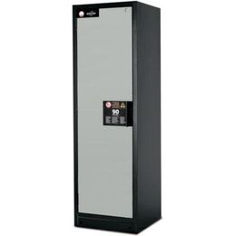 Sicherheitsschrank Typ 90 ASECOS Q-CLASSIC-90, B 600 mm, T&uuml;r links, 4 Ausz&uuml;ge, lichtgrau