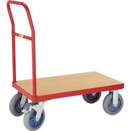 Sch&auml;fer Shop Sch&auml;fer Shop Pure Plattformwagen mit Schiebegriff, Ladefl&auml;che 850 x 500 mm