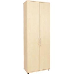 Sch&auml;fer Shop Sch&auml;fer Shop Genius Fl&uuml;gelt&uuml;renschrank TETRIS WOOD, 5 OH, H&ouml;he inkl. Gleiter, B 800 mm, Ahorn-Dekor