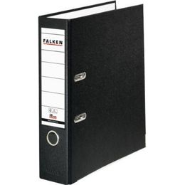 Falken PP-Color Ordner, DIN A4, R&uuml;ckenbreite 80 mm, 1 St&uuml;ck, schwarz