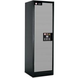 Sicherheitsschrank Typ 90 ASECOS Q-CLASSIC-90, B 600 mm, T&uuml;r links, 6 Ausz&uuml;ge, ASECOS Silber