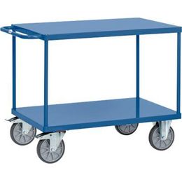 Fetra Tischwagen mit Stahlblech-Plattformen, L 1397 x B 809 x H 900 mm