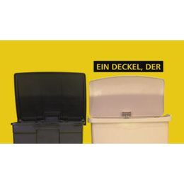Rubbermaid Tretabfalleimer Slim Jim Step-On, L 425 x B 271 x H 536 mm, 30 l, Kunststoff, gelb