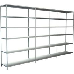 SCHULTE REGALWELT Steckregal, H 2300 x B 2600 x T 350 mm, wei&szlig;