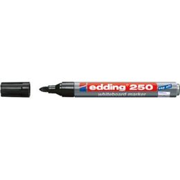 Boardmarker Edding 250, 1 St&uuml;ck, schwarz