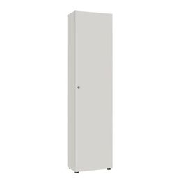 Garderobenschrank, 1-t&uuml;rig, B 60 cm, 6OH, silber