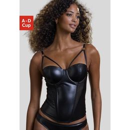 Petite Fleur Gold Corsage schwarz Gr. 80 Cup B für Damen
