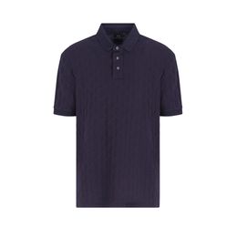 Armani Exchange Poloshirt Herren Gr&ouml;&szlig;e XXL blau