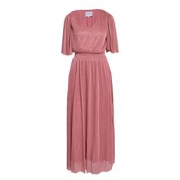 Minus Kleid ' MSMavena V-Neck Maxi Dress ' Damen Gr&ouml;&szlig;e 46 pitaya Winterkleid