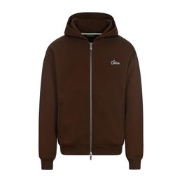 Esteem Sweatjacke Herren Gr&ouml;&szlig;e S braun / wei&szlig;