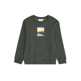 name it Sweatshirt 'NKMNewton' Jungen Gr&ouml;&szlig;e 146/152 gelb / dunkelgr&uuml;n / schwarz / wei&szlig;