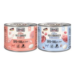 MAC's Cat Fleischmen&uuml; Kitten Mixpaket Katzen-Nassfutter getreidefrei 12x200g