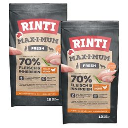 Rinti Max-i-Mum Huhn Hunde-Trockenfutter getreidefrei 2x12kg