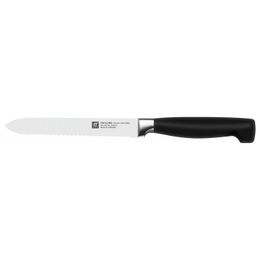 Zwilling **** VIER STERNE Universalmesser 13 cm, Wellenschliff