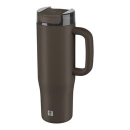 Zwilling Thermo Plus Thermobecher mit Strohhalm, 900 ml | Edelstahl | Chocolate