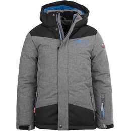Trollkids Ski-/ Snowboardjacke "Norefjell" in Grau/ Schwarz - 44% | Größe 128 | Kinder-outdoor-jacken