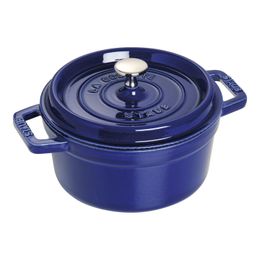 Staub La Cocotte Cocotte 20 cm, rund, Dunkelblau, Gusseisen