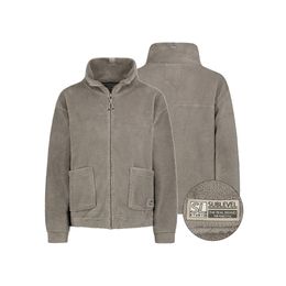 Sublevel Fleecejacke in Beige - 65% | Gr&ouml;&szlig;e L | Damenjacken